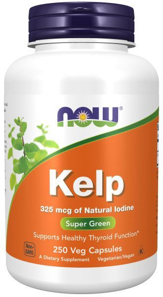 Келп (йод) NOW Kelp 150 мкг 250 таблеток - купить с доставкой по ...