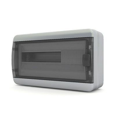 Щит навесной 18 мод. IP65, прозрачная черная дверца BNK 65-18-1 Tekfor - купить по выгодной цене ...