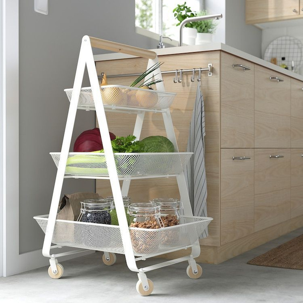 Тележка на колесиках IKEA RISATORP - купить с доставкой по выгодным ...