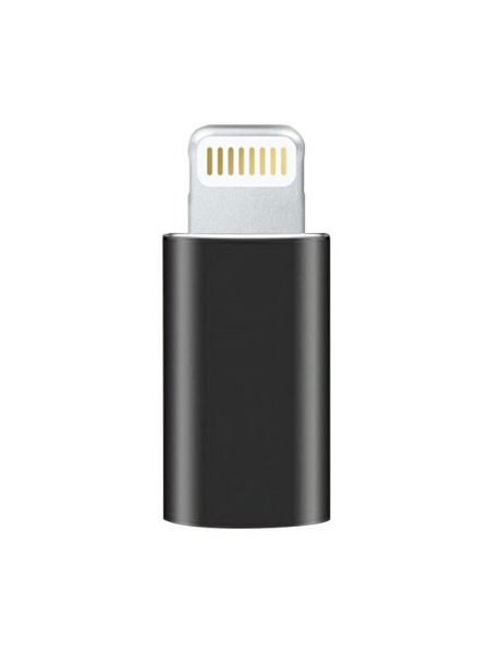 Адаптер-переходник LIGHTNING - MICRO USB (выход Лайтинг 8 пин / вход ...