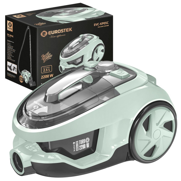 Бытовой пылесос Eurostek EVC-4508-4511, оливковый - купить по низким ...