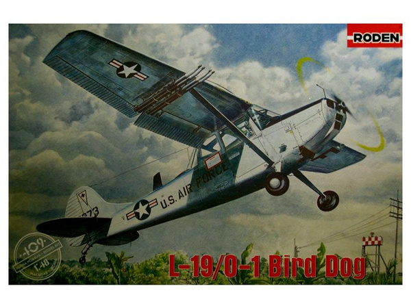 Сборная модель самолета Roden Самолт L-19/0-1 Bird Dog, масштаб 1/48 ...