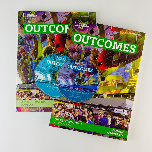 Outcomes upper-intermediate. ПОЛНЫЙ КОМПЛЕКТ: Student's book + Workbook ...