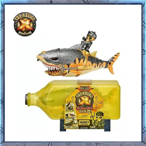 Игрушка Treasure X Sunken Gold Shark's Treasure - купить с доставкой по ...