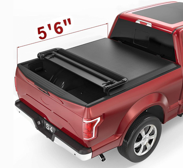 Крышка кузова для Форд Ф-150 / Ford F-150 2015+ 5.5 фута четырёх-секционный виниловый тент ...