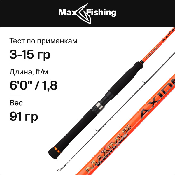 Спиннинг Maximus Axiom, от 3 гр купить по выгодным ценам в интернет ...