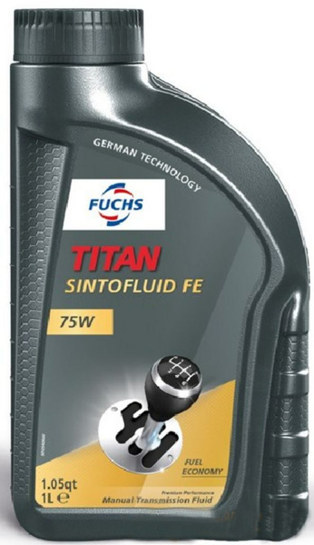 Масло трансмиссионное FUCHS TITAN SINTOFLUID FE 75W API GL-4, 1л ...