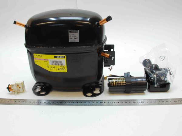 Компрессор Secop SC12MLX (R404a, среднетемпературный, 1847 Вт) - купить ...