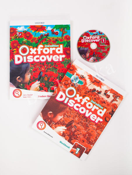 Комплект Oxford Discover Level 1 Student Book+Workbook+CD(2nd edition ...