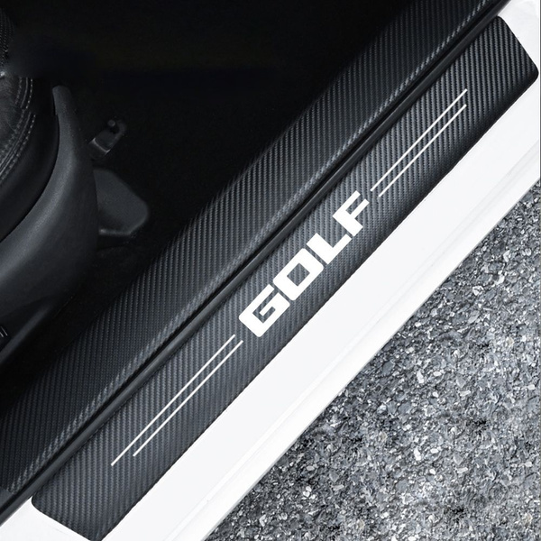 Углеродное волокно Накладка на пороги Для VW Golf 4 5 6 7 MK4 MK5 MK6 ...
