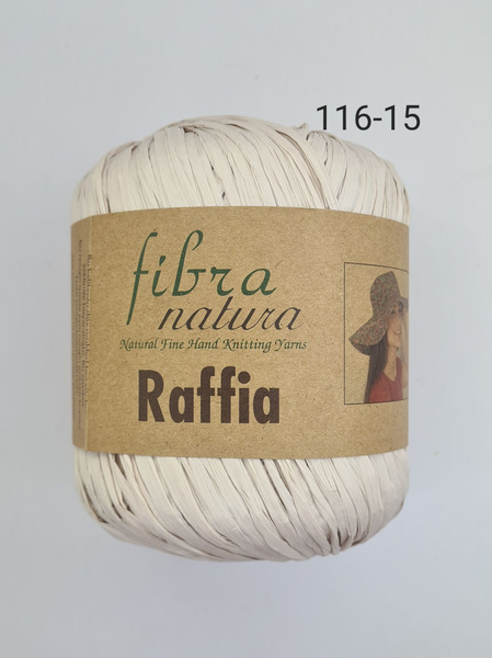 Пряжа Fibra Natura Raffia /Фибра Натура , Рафия/, цвет:116-15, Льняной ...