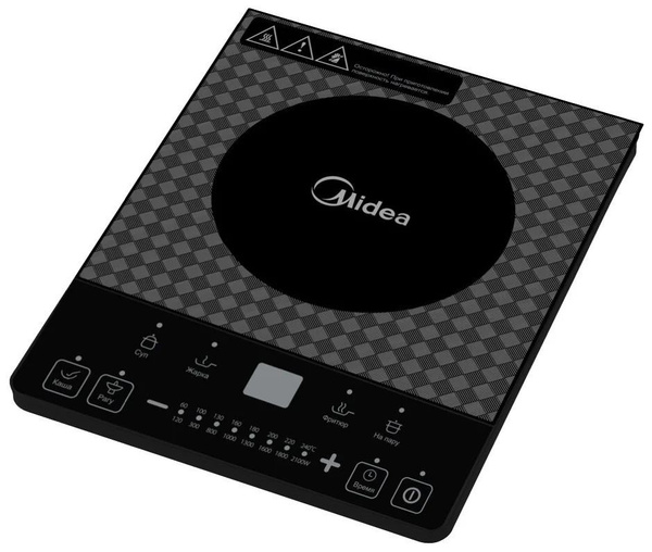 Индукционные плитки MIDEA MC-IN2200, черный - купить с доставкой по ...