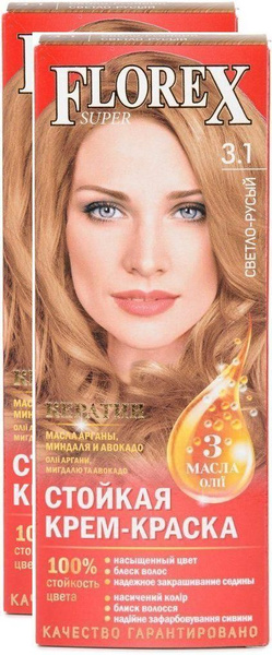 Florex Краска для волос, 100 мл - купить с доставкой по выгодным ценам ...
