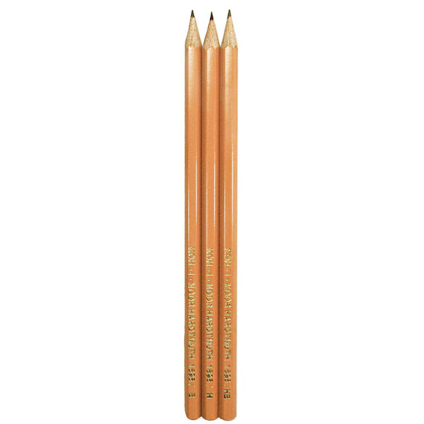 Карандаши простые 3 шт, B, Н KOH-I-NOOR (Кохинор) для школы, для ...