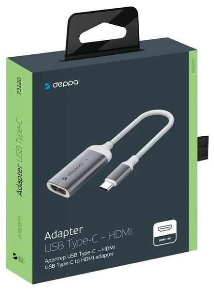 Переходник/адаптер Deppa USB Type-C - HDMI - купить с доставкой по ...