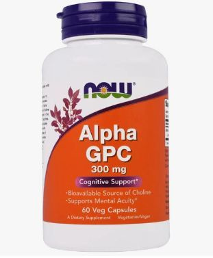 Now Foods Alpha GPC, 300 мг, 60 капсул - купить с доставкой по выгодным ...
