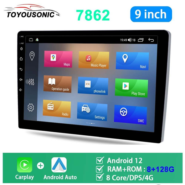 TOYOUSONIC Автомагнитола, диагональ: 9", 2 DIN, 8ГБ/128ГБ купить на OZON по низкой цене (1136161368)