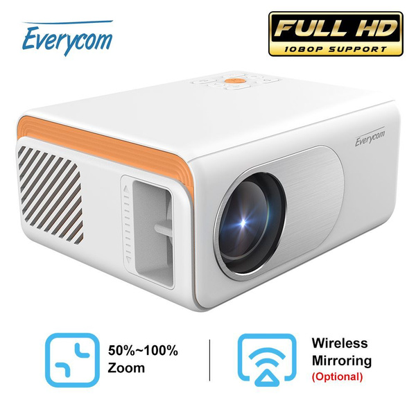 Проектор Everycom X70 купить по доступной цене с доставкой в интернет-магазине OZON (1179916619)