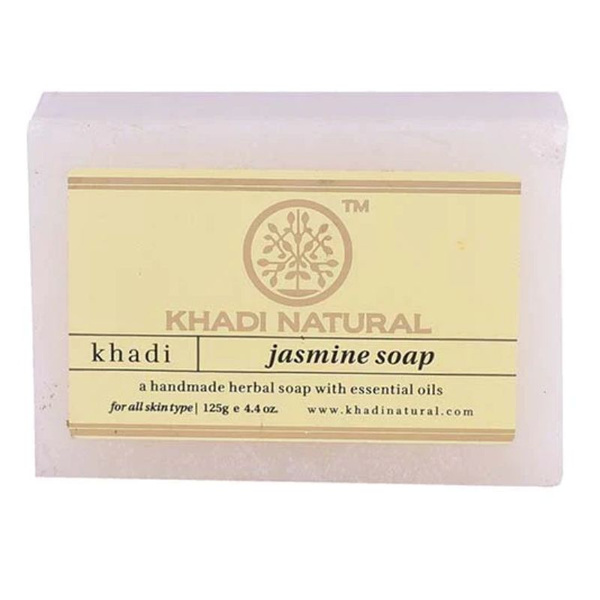 Глицериновое мыло ручной работы с жасмином Кхади Натурал (Jasmin soap ...