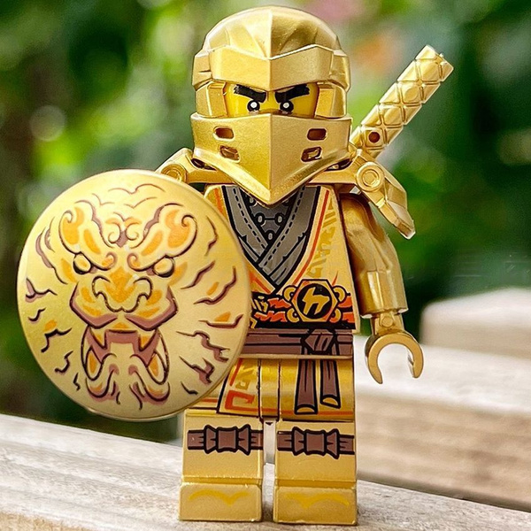 Фигурка Ninjago Ниндзяго, Золотой Ниндзя Коул, конструктор для ...