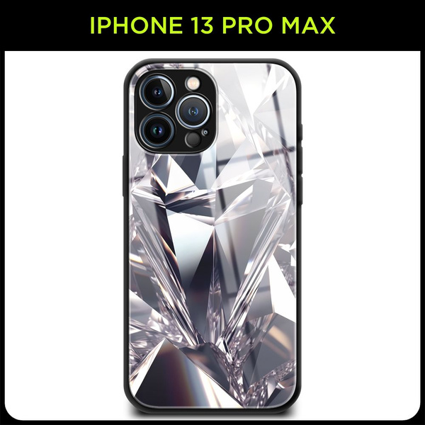 Стеклянный чехол на Apple iPhone 13 Pro Max / Айфон 13 Pro Max с ...