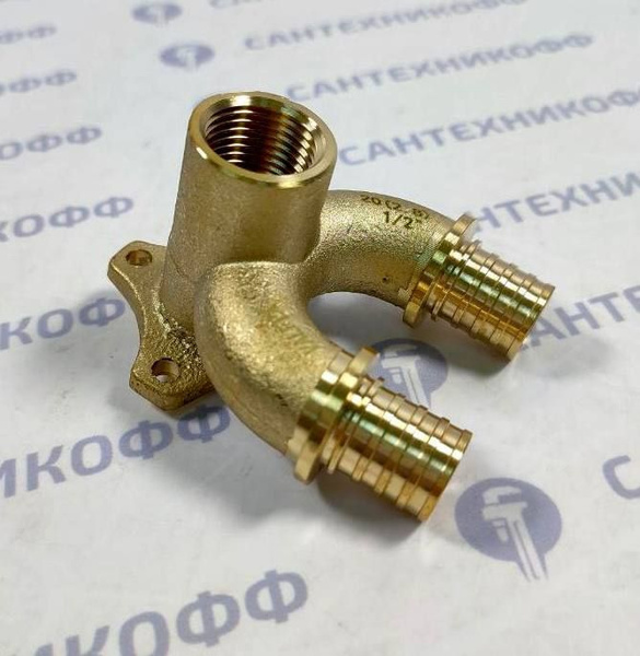 Водорозетка аксиальная VALFEX проходная, 20x1/2"ВВ, отвод фиксируемый ...