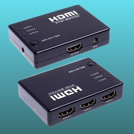 HDMI свитчер/переключатель 3х1 с поддержкой FullHD - купить с доставкой ...