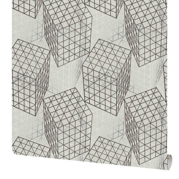 Обои флизелиновые Московская обойная фабрика Формула серые 1.06 м 4200 ...