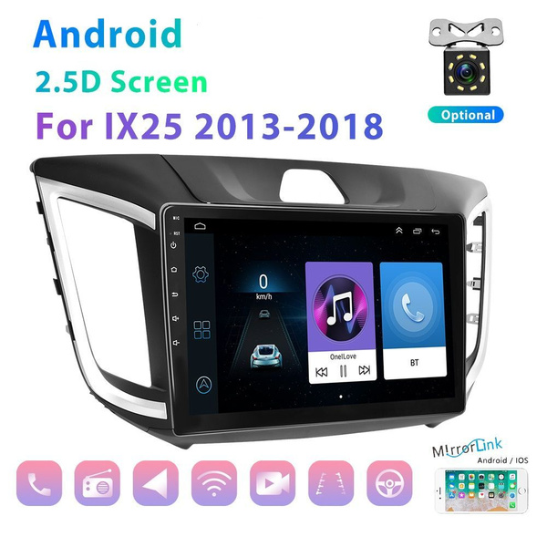 2+32G Автомагнитола для For Hyundai Creta ix25 2013-2018 Автомагнитола Android 12 GPS,Bluetooth ...