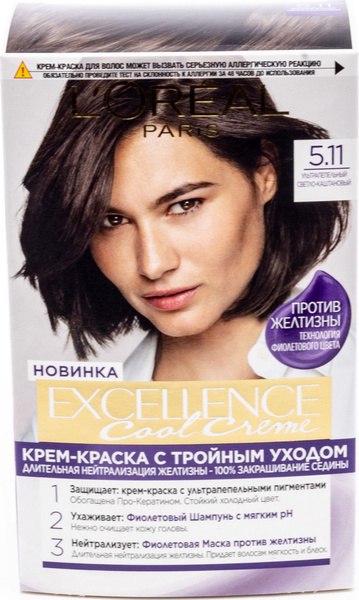 L'Oreal Paris / Лореаль Париж Excellence Cool Creme Крем-краска для ...