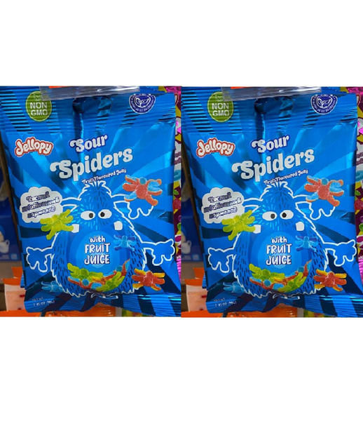 Мармелад Jellopy Sour Spider 2 уп по 70гр - купить с доставкой по ...