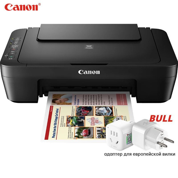 Принтер Canon MG3080, 3 в 1, печать/копирование/сканирование, Цветной, Монохромный печать ...