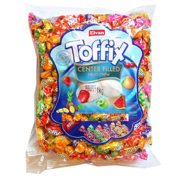 Жевательная конфета Toffix Mix ассорти 1 кг купить на OZON по низкой ...