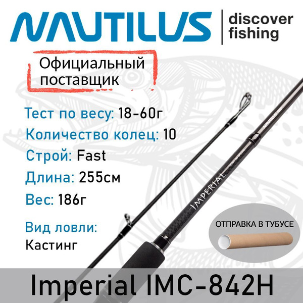 Спиннинг Nautilus Imperial_casting, от 18 гр купить по выгодным ценам в ...
