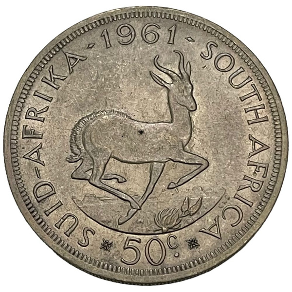 Южная Африка (ЮАР) 50 центов 1961 г. - купить в интернет-магазине OZON с быстрой доставкой ...