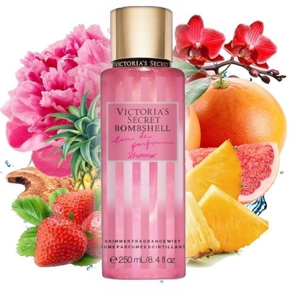 Victoria's Secret Bombshell Eau De Parfum Shimmer Парфюмированный мист ...