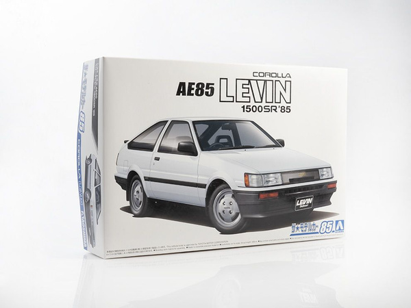 Сборная модель автомобиля Aoshima Toyota Corolla Levin AE85 1500SR 85 ...