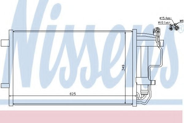 Радиатор кондиционера Nissens 940149 - NISSENS арт. 940149 - купить по ...