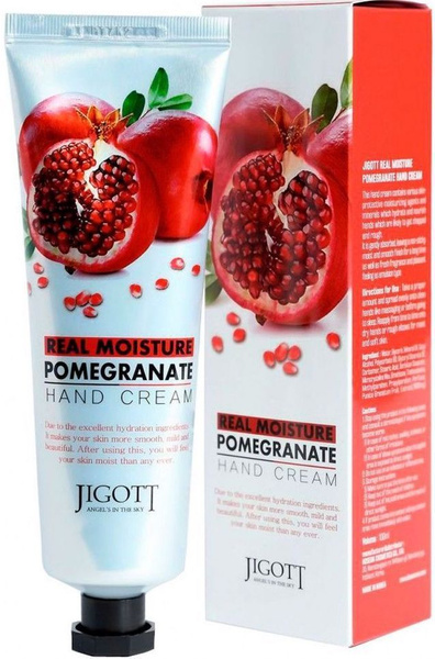 JIGOTT Крем для рук ГРАНАТ Real Moisture POMEGRANATE Hand Cream, 100 мл ...