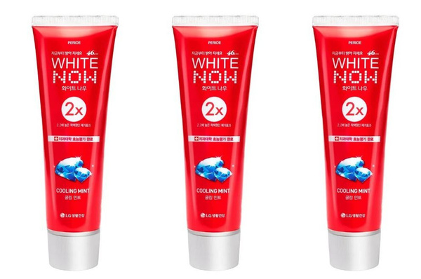 Perioe Зубная паста White Now Cooling Mint отбеливающая, охлаждающая ...
