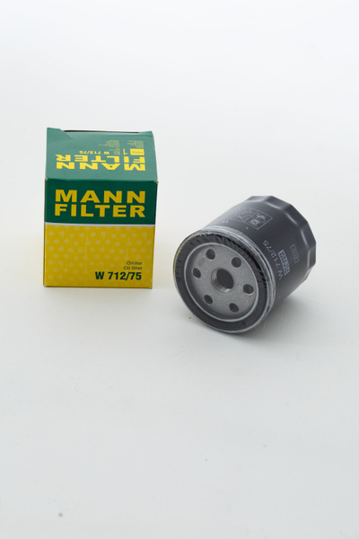 Фильтр масляный MANN FILTER W712/75 - купить по выгодным ценам в интернет-магазине OZON (1261217660)