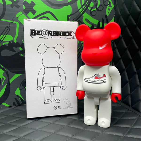 Игрушка медведь Bearbrick Air Красный 28см - купить с доставкой по ...