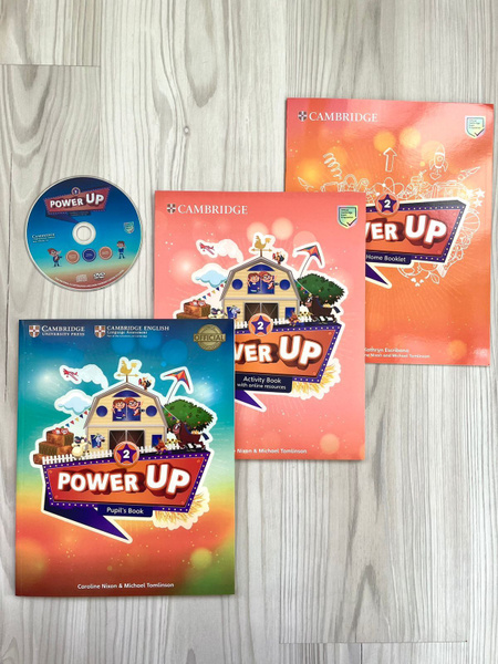 Power Up 2 Pupil's Book +Activity Book +Home Booklet +Диск - купить с ...