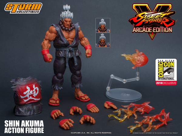 Фигурка Шин Акума Эксклюзив 2018 - Стрит Файтер 5. Shin Akuma SDCC 2018 ...