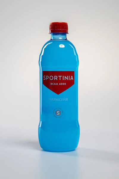 Спортивный напиток Sportinia BCAA(Спортиния ВСАА) Маракуйя 0,5л./12бут ...