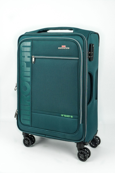 Чемодан Chemodan 360 средний текстильный с расширением на 4-х колесах с кодовым замком (Basic ...