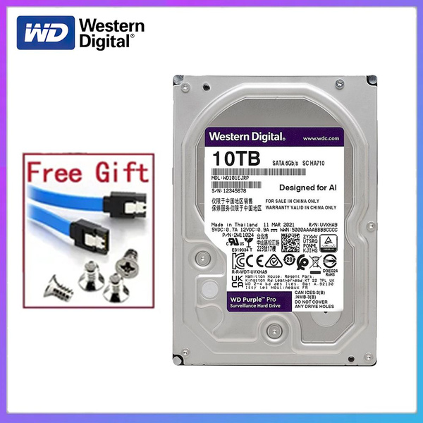 10 ТБ Внутренний жесткий диск Western Digital PURPLE HDD (HDD) - купить по выгодной цене в ...
