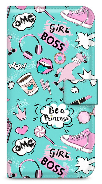 Чехол книжка на Tecno Spark Go 2022 8С 9 Текно Спарк Гоу 2022 8С 9 с рисунком Стильная лама