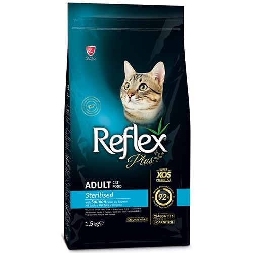 Reflex Plus Sterilised Adult Salmon / Сухой корм Рефлекс Плюс для Стерилизованных кошек с ...