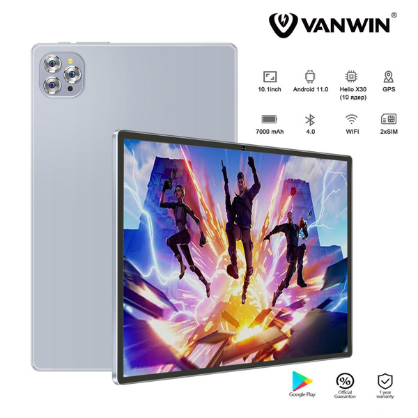 Купить планшет VANWIN Русская клавиатура + стилус, подарок，1 10.1", 512 GB по низкой цене ...